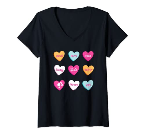 Barbie - Barbie Candy Hearts V-Neck T-Shirt