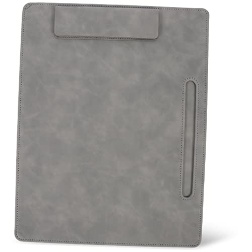 Ciieeo Folder Board Folder Organizer Magnetic Clipboard Document Organizer A4 File Organizer Exam Paper Base Paper File Organizer Office Document Clip Office Grey Cup Holder Pu Metal