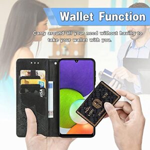 HUANGTAOLI Crossbody Shoulder Strap Flip Case for Oppo A53, PU Leather Pouch Magnetic Closure Kickstand Wallet Case for Oppo A53