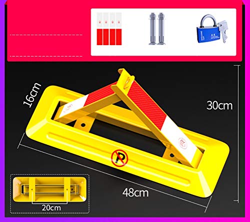 Parking Bollards with Lock,Car Park Driveway Guard Saver,Easy Installation Car Parking Lock,Protect Your Parking Space