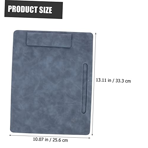 Operitacx Folder Board Pencils File Folder Organizer Clipboard Paper File Base Exam Paper Base Writing Support Plate Document Holder Paper File Organizer Blue Office Paper Holder