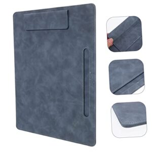 Operitacx Folder Board Pencils File Folder Organizer Clipboard Paper File Base Exam Paper Base Writing Support Plate Document Holder Paper File Organizer Blue Office Paper Holder