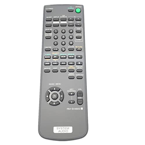 RM-SV4800 Use for Sony Compact HI-FI Stereo System AV Receiver Remote Control LBT-V4800R