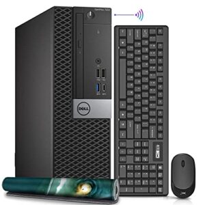 dell optiplex 7050 desktop computers pc,intel core i7-6700 3.4ghz,16gb ram 512gb m.2 nvme ssd+2tb hdd,intel ax200 built-in wifi 6,bluetooth 5.2, hdmi,refurbished computer,windows 10 pro (renewed)