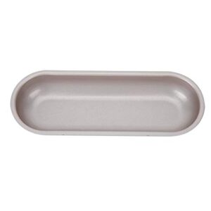 Hot Dog Loaf Pans 7 Inch Oval Shape Baking Pan Non-Stick Hot Dog Bread Bun Molds Carbon Steel Bread Mold Bakeware Set for Kitchen DIY Homemade Oven Baking Tool(7Inch)