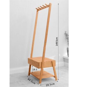 YASEZ Floor Corner Hanger Shelf Bedroom Living Room Dress Hat Storage Rack Shoes Cloth Organizer Storage Rack