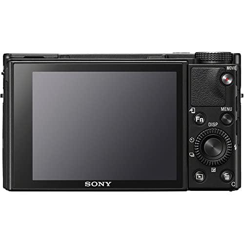 Sony Cyber-Shot DSC-RX100 VII Digital Camera (DSC-RX100M7) + 64GB Memory Card + Case + Card Reader + Flex Tripod + Memory Wallet + Cleaning Kit (Renewed)