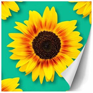 InterestPrint Bright Yellow Sun-Flower All Occasion Wrapping Paper Celebrate for Weddings, Birthdays,1 Roll