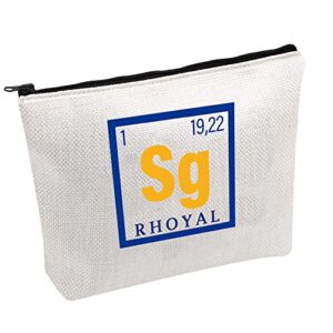 pwhaoo sigma gamma rho 1922 makeup bag 1922 elements cosmetic bag sorority gift (sg rhoyal b)