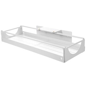 zerodeko under sink shelves drawer dividers s drawer rack carbon steel slide rail household white clear shelves storage drawers sliding sink shelf