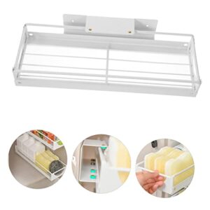 Zerodeko Under Sink Shelves Drawer Dividers s Drawer Rack Carbon Steel Slide Rail Household White Clear Shelves Storage Drawers Sliding Sink Shelf