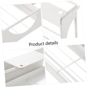 Zerodeko Under Sink Shelves Drawer Dividers s Drawer Rack Carbon Steel Slide Rail Household White Clear Shelves Storage Drawers Sliding Sink Shelf