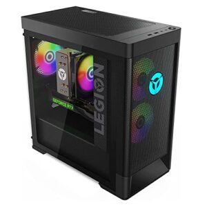 Lenovo Legion Tower 5i Gaming Desktop, Intel Core i7-11700F, GeForce RTX 3070, 32GB RAM, 1TB SSD + 2TB HDD, RJ-45, Display Port, HDMI, Wired Keyboard & Mouse, Wi-Fi 6, Windows 11 Pro, Black