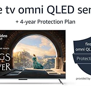 Amazon Fire TV 65" Omni QLED Series 4K UHD smart TV + 4-Year Protection Plan