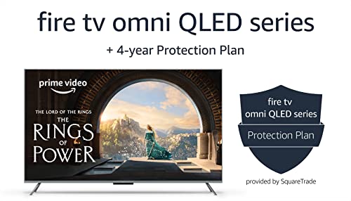 Amazon Fire TV 65" Omni QLED Series 4K UHD smart TV + 4-Year Protection Plan