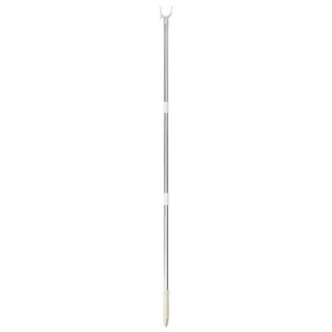 doitool garment rod hanger retriever pole- 51 inch adjustable high reach garment hook closet pole- extendable reaching stick pole to easily reach clothes and closet poles