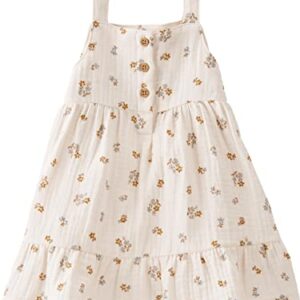 little planet by carter's Baby Girl's Organic Cotton Dress, Spring Bloom, 18 Months