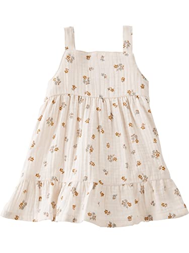 little planet by carter's Baby Girl's Organic Cotton Dress, Spring Bloom, 18 Months