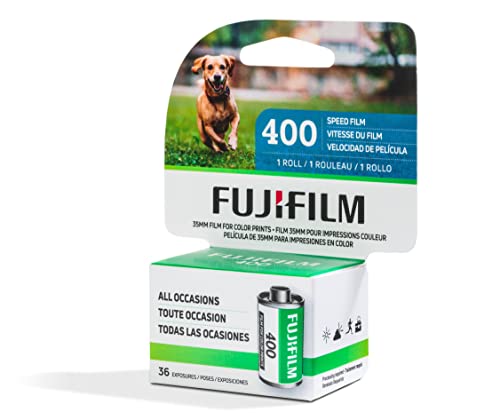 Fujifilm Fujicolor 400 Color Negative Film, 35mm, 36 Exposures (Single Roll)