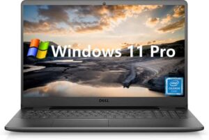 dell inspiron 3000 business laptop, 15.6 hd display, intel celeron n4020 processor, windows 11 pro, 16gb ram, 1tb hdd, intel uhd graphics, wifi, hdmi, webcam, bluetooth, sd card reader, black