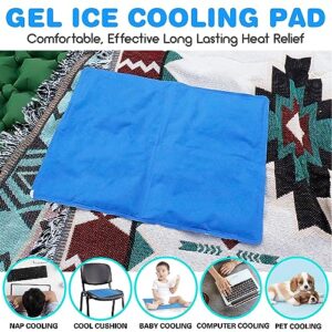 Back Heating pad, Cooling Ice Pad, Gel Ice Pad for Pillow, Pillow Ice Pad, Large Gel Ice Pack, Children's Sleeping Head Cooling Ice Pack, Ice Pad for hot Flashes, Night Sweats (11.6X15.9in)