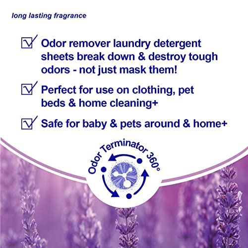 DR.EASY Odor Remover Laundry Detergent Sheets 240 loads Mountain Fresh,Easy To Carry Great For Travel,safe for pets,No mess No Dyes biodegradable formula