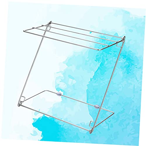 UPKOCH Mini Towels Collapsible Laundry Drying Rack C Fold Towels Folding Drying Rack Clothes Drying Stand Laundry Hanging Rack Towel Stand Rack Folding Towel Rack Folding Washcloth Holder