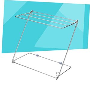 UPKOCH Mini Towels Collapsible Laundry Drying Rack C Fold Towels Folding Drying Rack Clothes Drying Stand Laundry Hanging Rack Towel Stand Rack Folding Towel Rack Folding Washcloth Holder