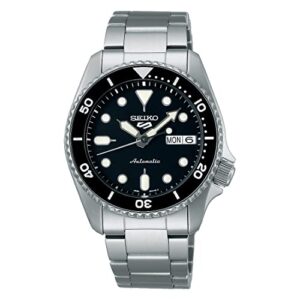 seiko 5 sports skx â€˜midiâ€™ 38mm black | stainless steel bracelet srpk29k1