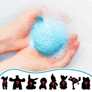 Kids Bath Bombs with Toys Inside - 8 Pcs Surprise Bath Bombs with Natural Essential Oils Fun and Colorful Bubble Bath for Kids Moisturizing and Relaxing Bath Bombs Gift Set for Boys and Girls