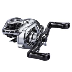 bearking zeus-bfs baitcasting fishing reel 4.9oz ultralight carbon reels tbs brake system baitcaster (left)