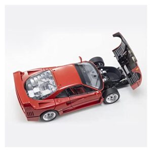 Classic Static Scale Models for Ferrari F40 1:18 Alloy Car Model Scale Vehicle Toy Souvenir Decoration Collection Adult Gift Non RC Toys