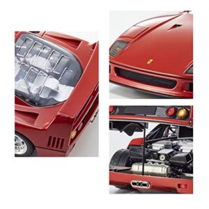 Classic Static Scale Models for Ferrari F40 1:18 Alloy Car Model Scale Vehicle Toy Souvenir Decoration Collection Adult Gift Non RC Toys