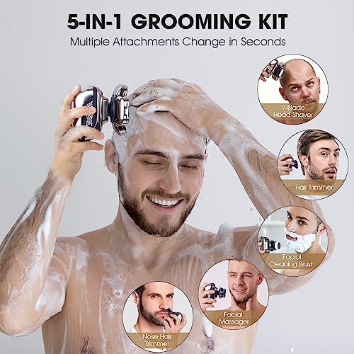 Telfun 9D Head Shavers for Bald Men