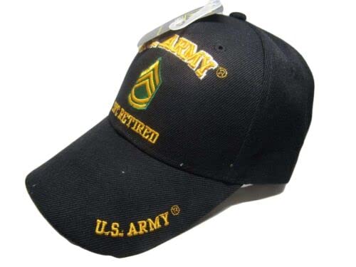 Flakita's Novelties Oficially Licensed US Army SFC Sergeant First Class Retired Hat Ball Cap Veteran