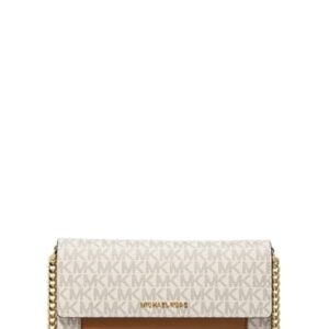 Michael Kors Jet Set Medium Saffiano Leather 2-in-1 Convertible Crossbody Bag (Van/Arorn)