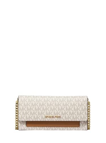 Michael Kors Jet Set Medium Saffiano Leather 2-in-1 Convertible Crossbody Bag (Van/Arorn)