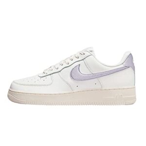 nike womens air force 1 sail/oxygen purple size 8.5