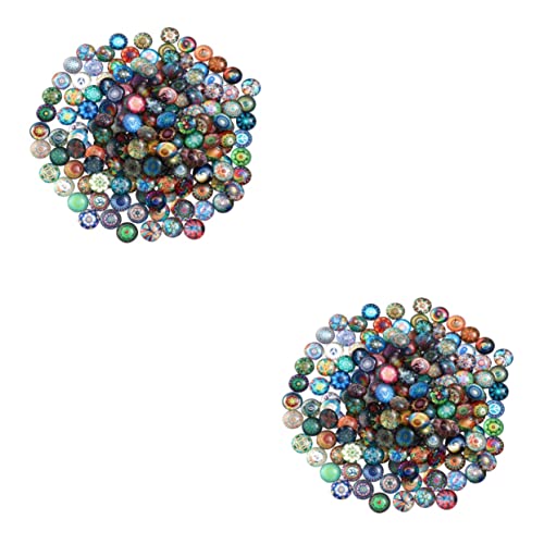 100 Pcs Gem Patch Jewelry Set Glass Vase Set Rhinestone Jewelry Set Loose Beads Glass Gemstone Patches Jewelry Making Supplies Halloween Jewelry Gems Patch Glass Cabochons Gem