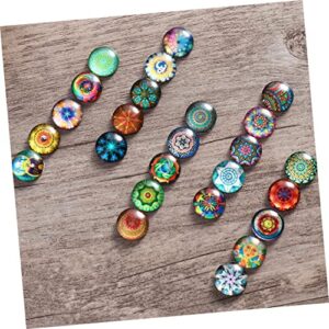 100 Pcs Gem Patch Jewelry Set Glass Vase Set Rhinestone Jewelry Set Loose Beads Glass Gemstone Patches Jewelry Making Supplies Halloween Jewelry Gems Patch Glass Cabochons Gem