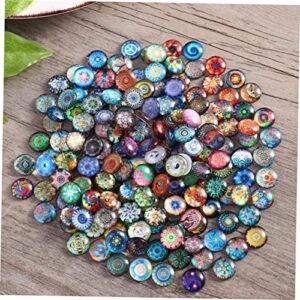 100 Pcs Gem Patch Jewelry Set Glass Vase Set Rhinestone Jewelry Set Loose Beads Glass Gemstone Patches Jewelry Making Supplies Halloween Jewelry Gems Patch Glass Cabochons Gem