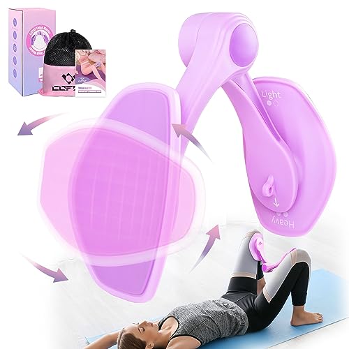 COFOF Thigh Master Thigh Exerciser for Women, Enhanced Resistance Hip & Pelvis Trainer, Inner Thigh Exercise Equipment Kegel Exercise Products for Women Home Gym(Purple)