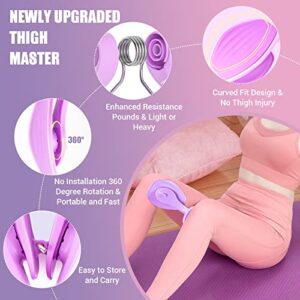 COFOF Thigh Master Thigh Exerciser for Women, Enhanced Resistance Hip & Pelvis Trainer, Inner Thigh Exercise Equipment Kegel Exercise Products for Women Home Gym(Purple)