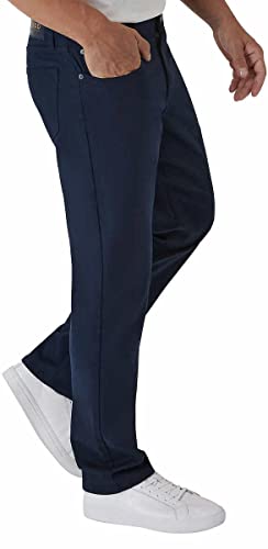 IZOD Mens Mid-Weight Comfort Stretch Knit Denim 5 Pocket Pant (as1, Waist_Inseam, Numeric_36, Numeric_30, Blue)