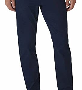 IZOD Mens Mid-Weight Comfort Stretch Knit Denim 5 Pocket Pant (as1, Waist_Inseam, Numeric_36, Numeric_30, Blue)