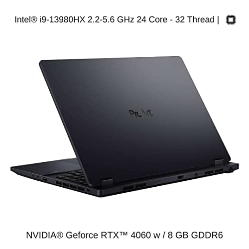 HIDevolution [2023] ASUS ProArt StudioBook H7604JV 16" 3.2K 120Hz Touch, 2.2 GHz i9-13980HX, RTX 4060, 64 GB DDR5 RAM, 4 TB PCIe SSD, Windows 11 Home