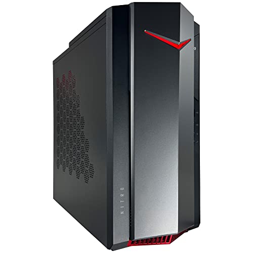 acer Nitro 50 N50 Gaming Desktop Computer - 12th Gen Intel Core i9-12900K 16-Core up to 5.2 GHz CPU, 16GB RAM, 4TB NVMe M.2 SSD, GeForce RTX 3060Ti 8GB GDDR6 GPU, Intel Wi-Fi 6, Windows 11 Home