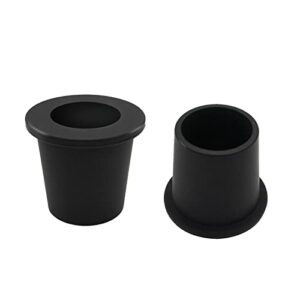 ghamyee patio table umbrella hole ring patio umbrella cone wedge plug umbrella stabilizer sleeve for 2 to 2.5 inch patio table hole and 1.5 inch umbrella pole adapter (black)