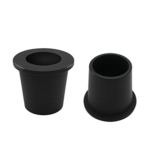 GHAMYEE Patio Table Umbrella Hole Ring Patio Umbrella Cone Wedge Plug Umbrella Stabilizer Sleeve for 2 to 2.5 Inch Patio Table Hole and 1.5 Inch Umbrella Pole Adapter (Black)