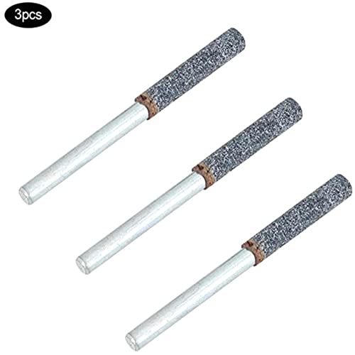 Chainsaw Sharpener with 3Pcs Burr Grinding Stone File - Essential Sharpening Tools and Rotating Tool Accessories for Efficient Grinding Stones